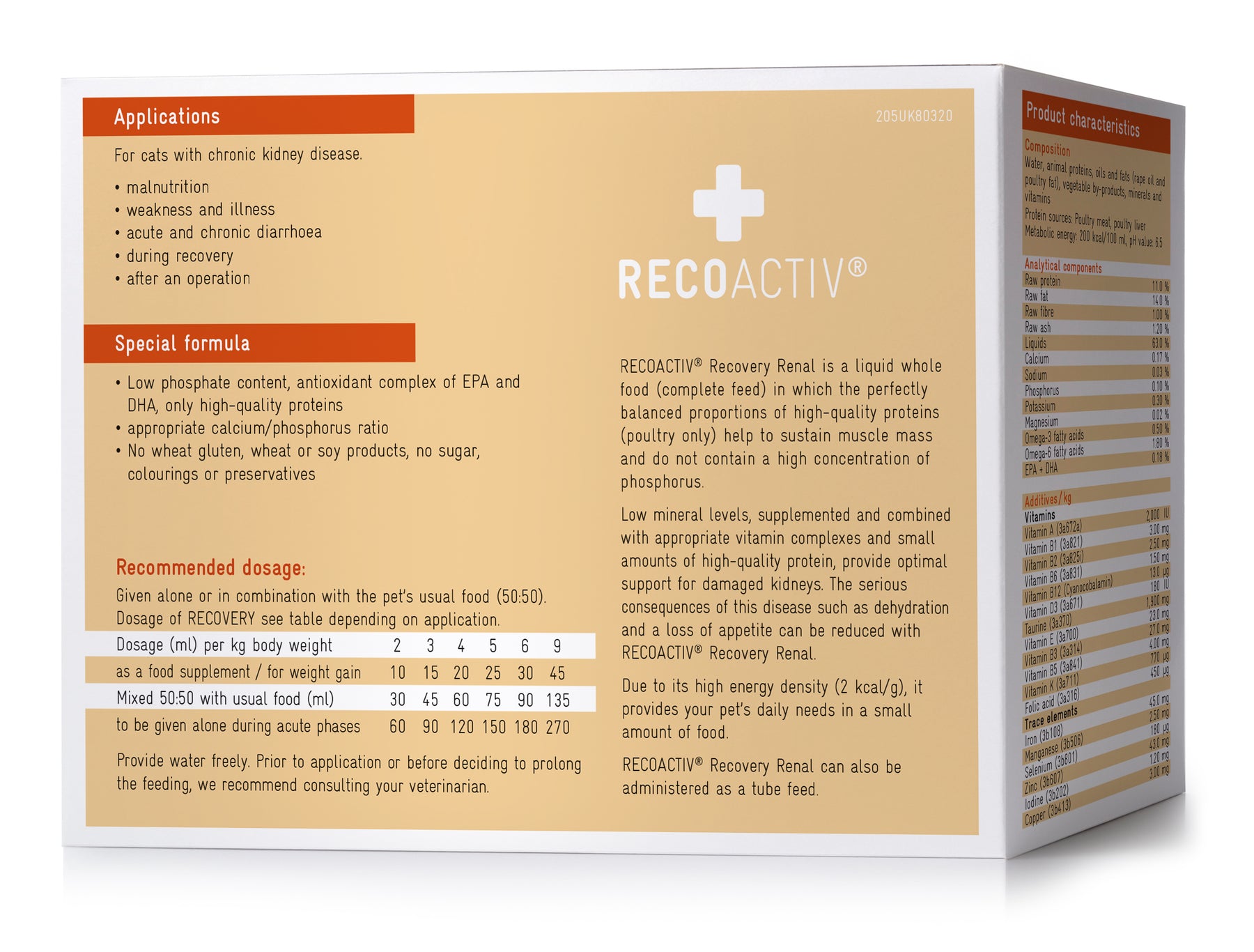 RECOACTIV® Recovery Renal Tonic for cats